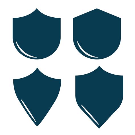 Shield Icon Collection Set Vector Design 11045886 Vector Art At Vecteezy