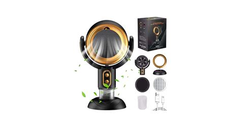 Indoor Smoking Odor Eliminator Puffhide Purifier Smoke Fan Portable