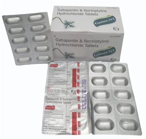 Gabapentin Nortriptyline Tablets Strength 300 Mg 10mg At Rs 1490 Box