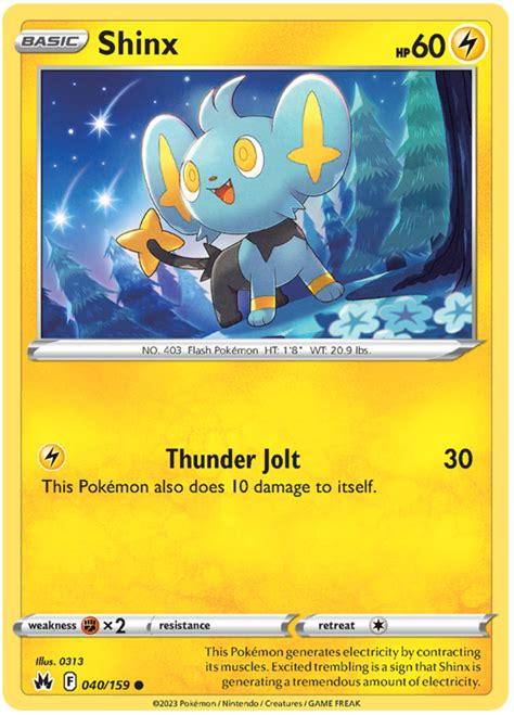 Shinx Crown Zenith 40 Pokemon Card