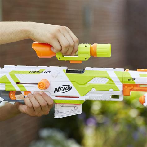 Nerf Longstrike Modulus Toy Blaster With Barrel Extension Bipod