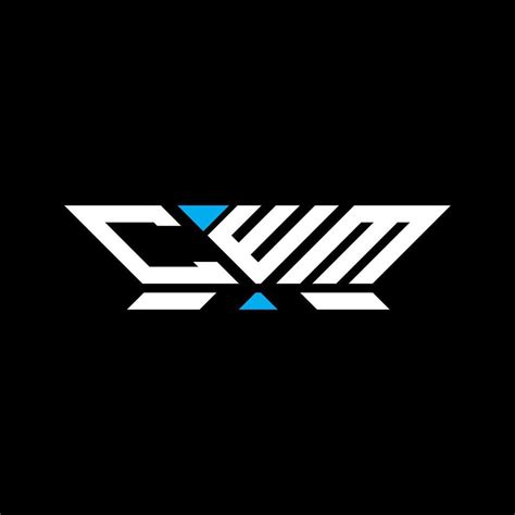 cwm letter logo vector design cwm simple and modern logo cwm