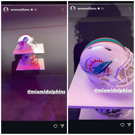 Serena Williams Snubs Others Nfl Teams To Show Loyalty To Her And Venus Williams Owned Miami Dolphins