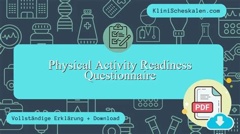 Physical Activity Readiness Questionnaire Komplette Erklärung Pdf