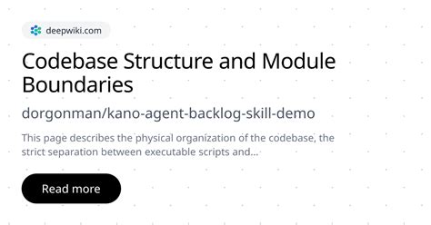 Codebase Structure And Module Boundaries Dorgonmankano Agent Backlog