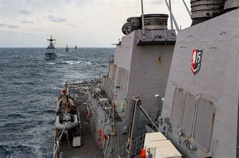 Us Japan And Korea Navies Conduct Trilateral Exercise Aimed At