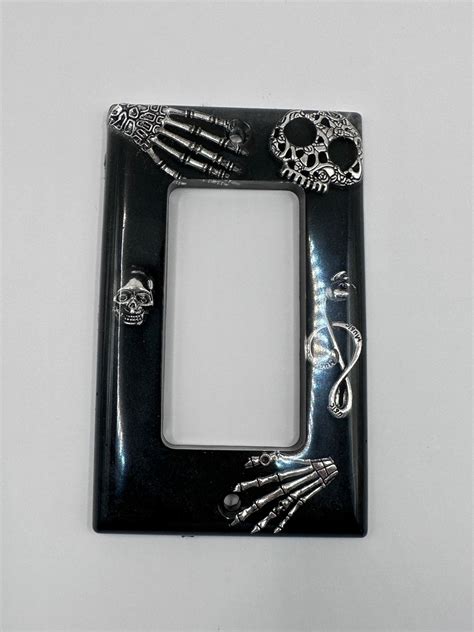 Skulls In Single Gang Rockerswitch Black Etsy