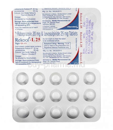 Buy Rekool L Levosulpiride Rabeprazole Online