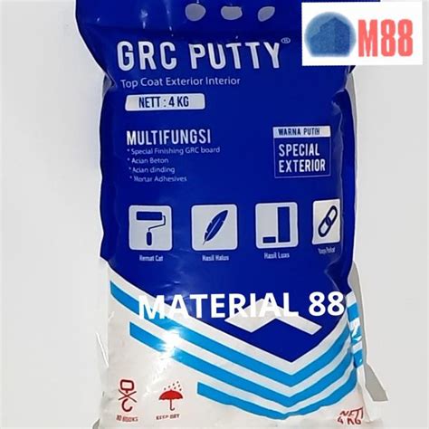 Jual Grc Putty Top Coat 4 Kg Exterior Interior Compound Dempul
