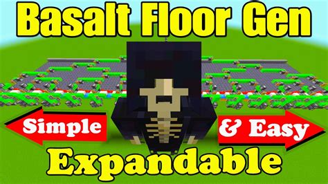 The Infinite Basalt Floor Generator Simple And Easy Minecraft Java