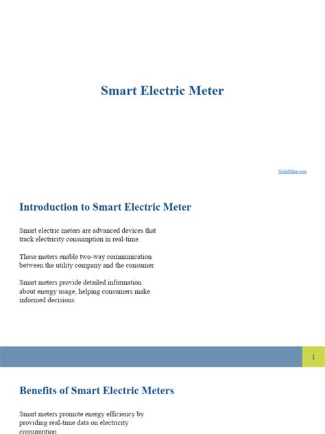 Smart Electric Meter Pdf Energy Conservation Efficient Energy Use
