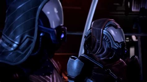 Mass Effect 3 Meeting The Quarian Admirals Tali Li Youtube