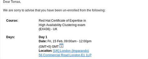 First Bump In The Road And Second Rhca Exam Linux