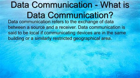 Data Communication Ppt