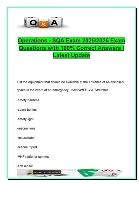Sqa Operations Management Exam Qanda 70 Questions Tqm Six Sigma