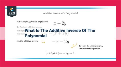 Understanding The Additive Inverse Of Polynomials Its Role In