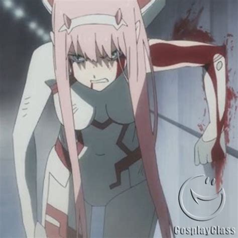 Darling In The Franxx Zero Two 002 White Suit Cosplay Costume