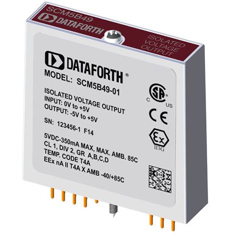 Dataforth 5b Voltage Output Module Impulse Embedded