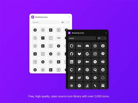 bootstrap icons — framer marketplace