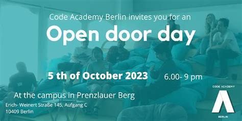Code Academy Berlin On Linkedin Hello All Would You Like To Give Us A Visit At Our Campus