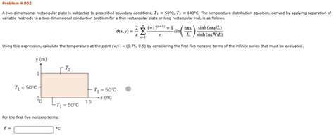 Solved Problem 4002 A Two Dimensional Rectangular Plate Is