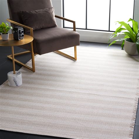 Safavieh Augustine Thornton Striped Area Rug Ivorybeige 9 X 12