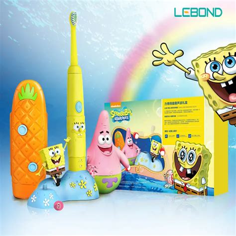 Lebond Sonic Elektrische Zahnbürste Q2 Serie Spongebob Cartoon Aussehen