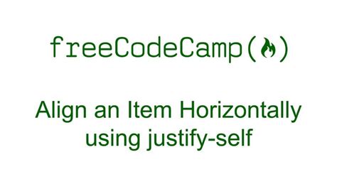 Css Grid Align An Item Horizontally Using Justify Self Free Code