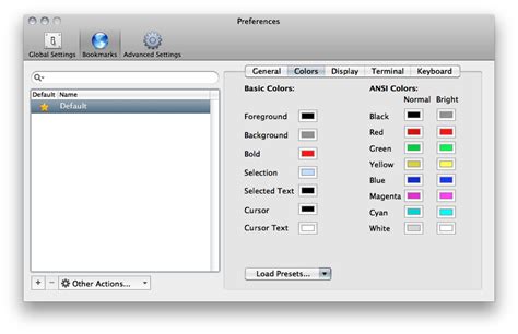 Macos Set Default Colour For All ITerm Windows Super User