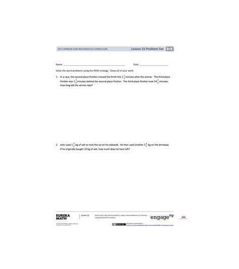 Solve Multi Step Word Problems