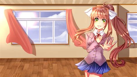 Just Reminder That Monika Loves You Not Some Idea Of You Rmief