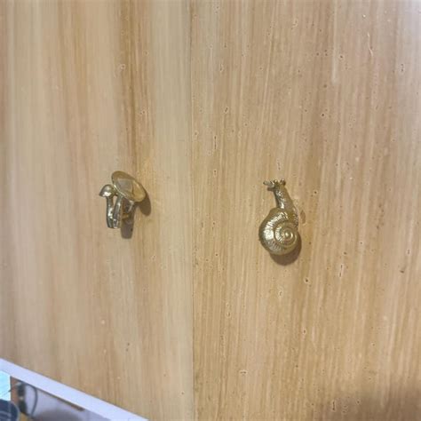 Solid Brass Leaf Knobs Cabinet Pull Knobs Gold Leaves Dresser Knob Pull Kitchen Door Handle Knob