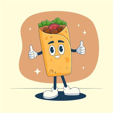 Dancing Burrito Clip Art