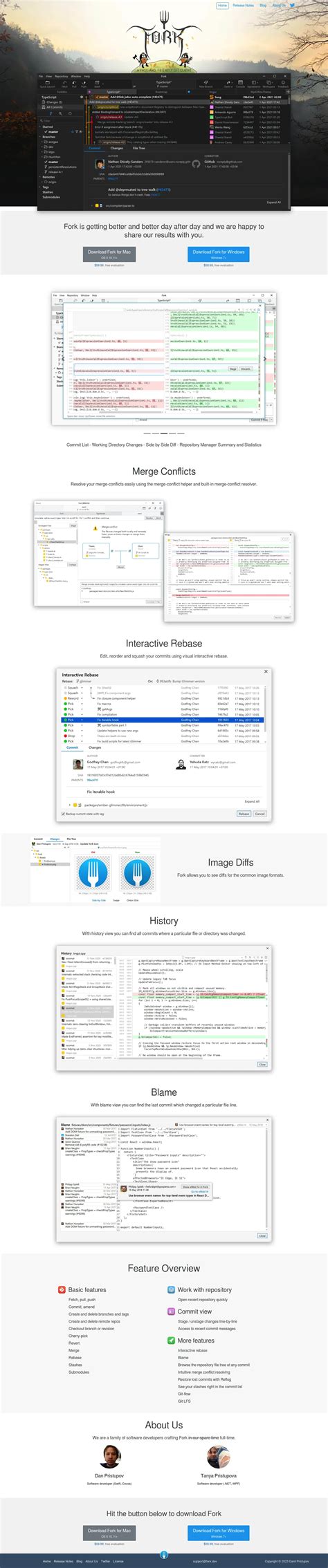 fork git client fast friendly git for mac and windows