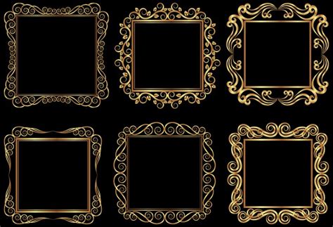 Celtic Seamless Square Frames Royalty Free Vector Image