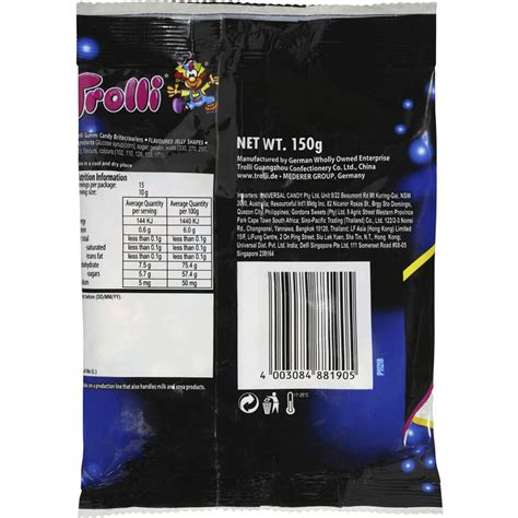 Trolli Lollies Brite Crawlers 150g Woolworths