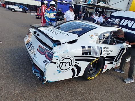 Xfinity Patrick Emerling Collected In Early Phoenix Wreck —