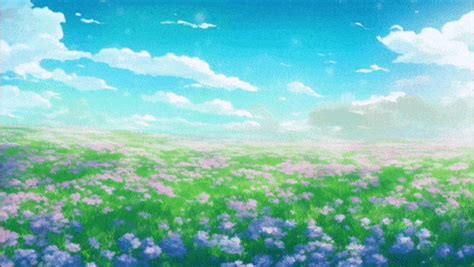 Aesthetic Anime Sky Dreamy Blossoms In Motion  Abyss