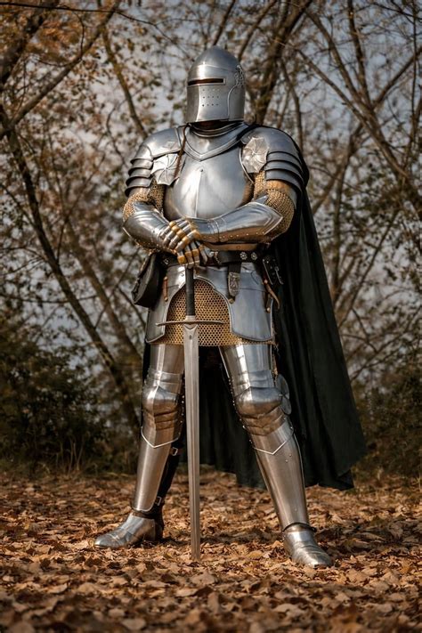 Handmade Medieval Knight Full Plate Armor Suit Battle Ready Larp
