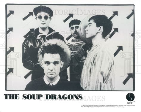 1988 Scottish Alternative Rock Band The Soup Dragons Press Photo