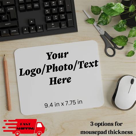 Custom Mouse Pad Custom Photo Logo Or Text Mouse Pad Business Logo