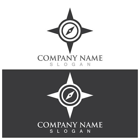Premium Vector Compass Navigation Icon Vector Illustration Template Design