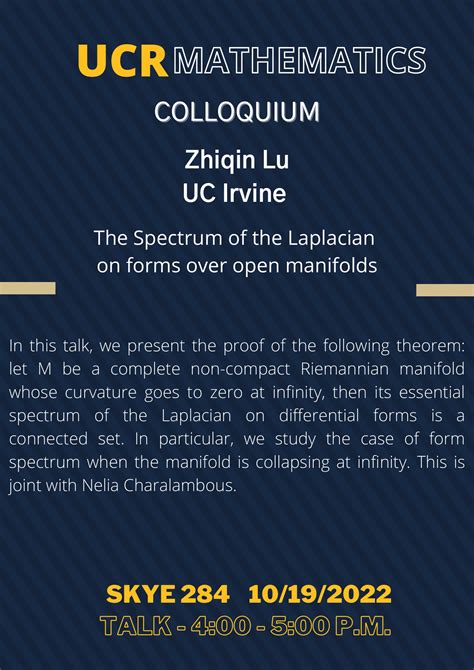 Ucr Math Department Riverside Ca