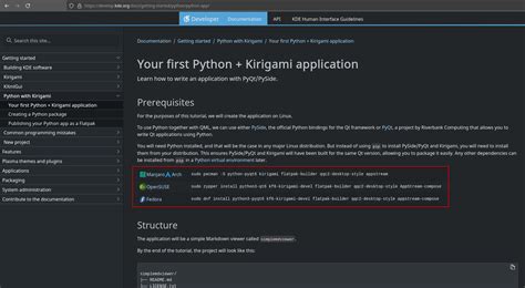 How To Install Kirigami For Kubuntu Kirigami With Python