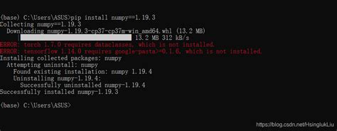 Python报错： Runtimeerror The Current Numpy Installation ‘ddevelopanacondalibsite