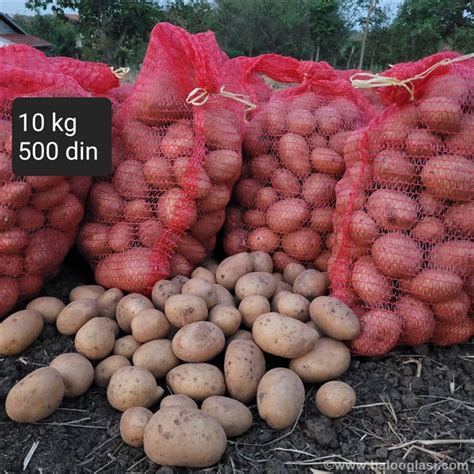 Krompir U Vrećama Od 10 Kg Halo Oglasi