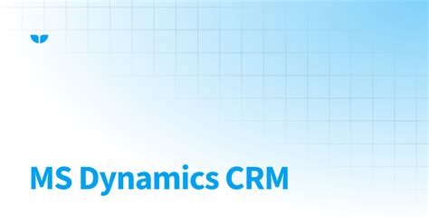 Ms Dynamics Crm Welcome To Whalesync