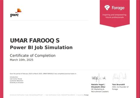 Powerbi Dataanalytics Learning Forage Pwc Certification Growth