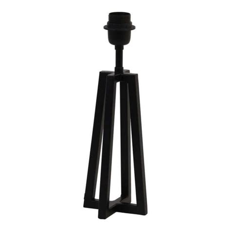 Light And Living Miley Table Lamp Base Matt Black Discontinued Large By Olivias