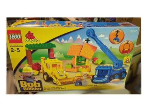 Lego 3297 Duplo Bob The Builder Scoop And Lofty At The Building